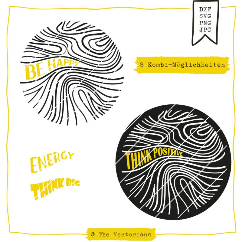 Plotterdatei-Set "DU-Sprüche" - The Vectorians
