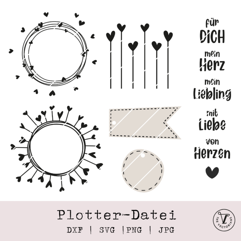 Plotterdatei Kranzliebe - The Vectorians