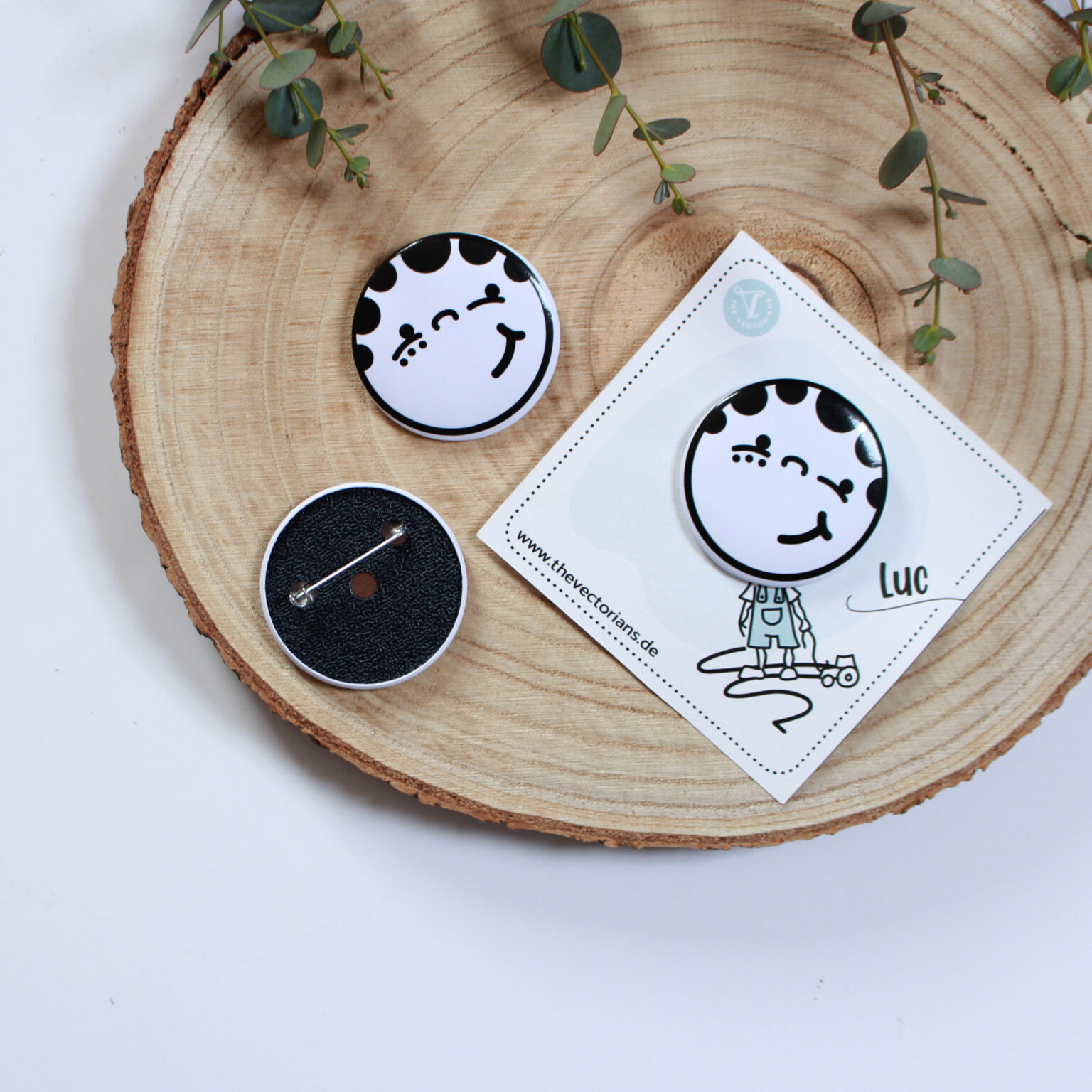 Button "Luc" - The Vectorians