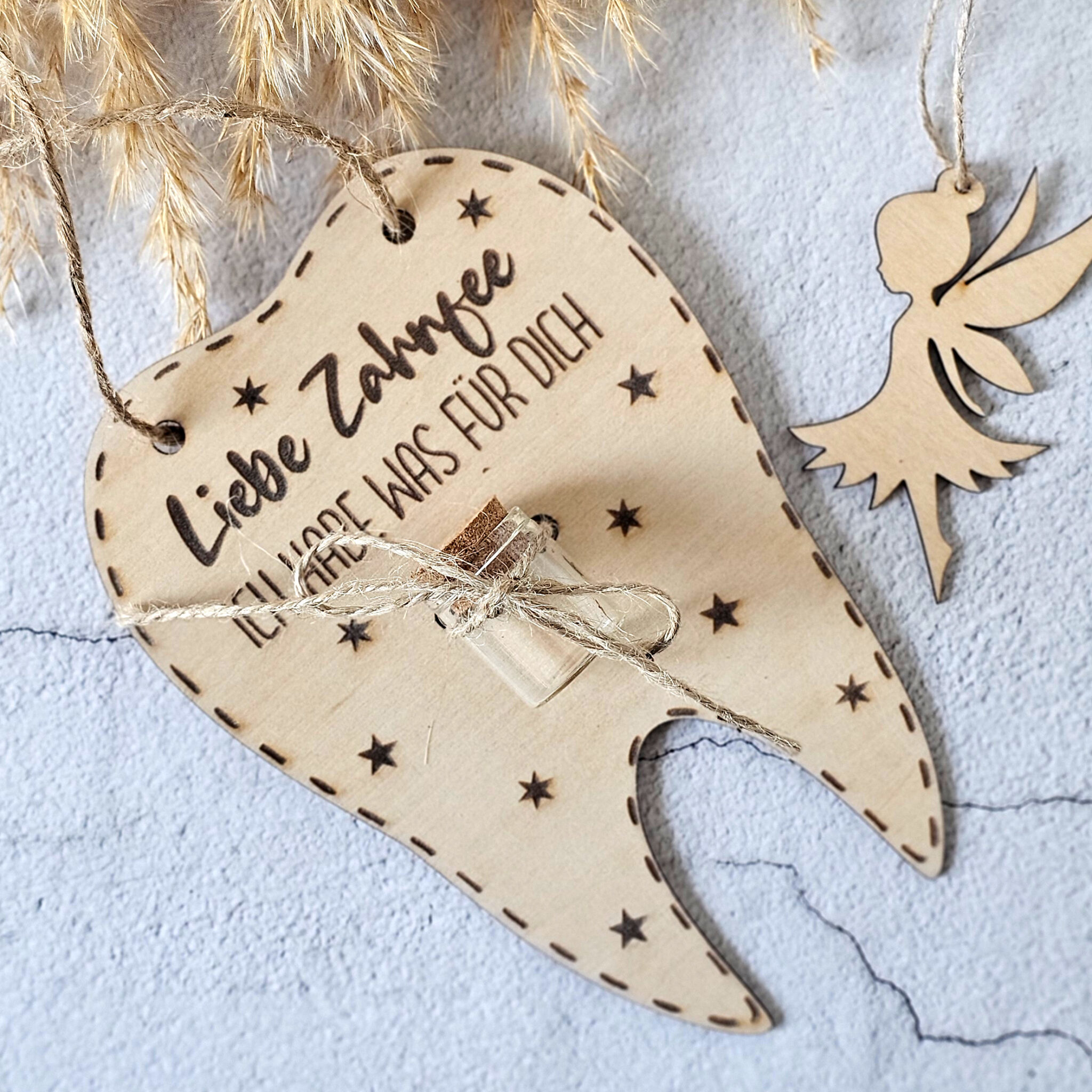 Zahnfee-Schild – Süße Laserdatei für Kinderzimmer & Zahnritual - The ...